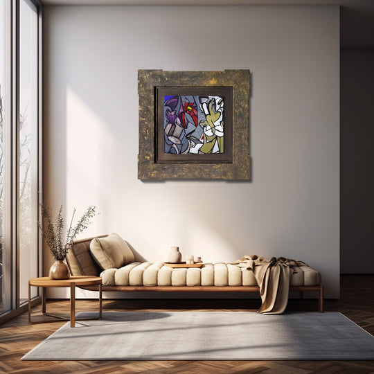 Materia Chroma Codex Oil Painting Wall Art – ArtNouveauVision
